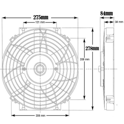 12 Volt Thermatic / Electric Fans Davies Craig